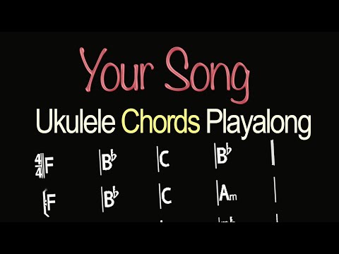 Ukulele Play-Along: Your song in F (Basic chords) - YouTube