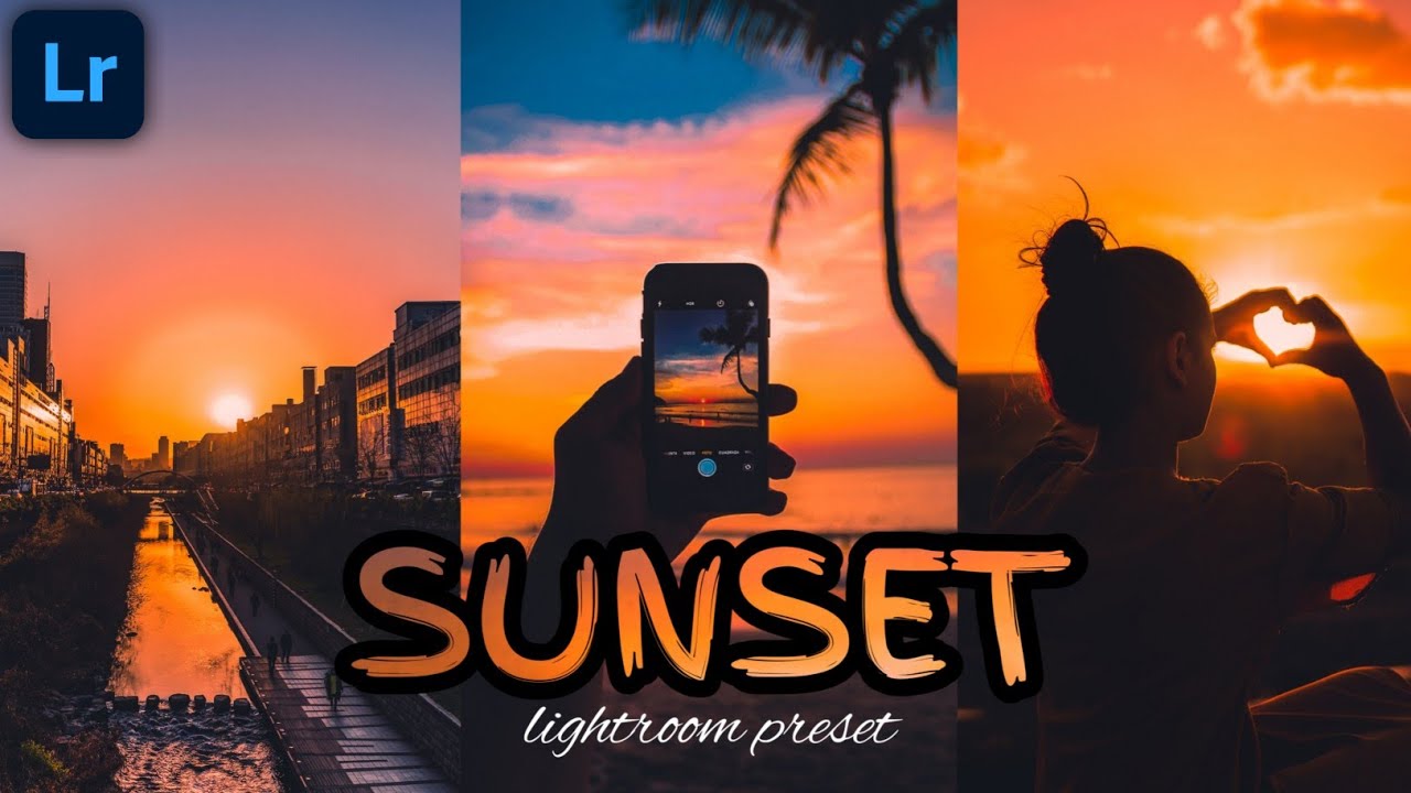Sunset Lightroom Preset Lightroom Mobile Editing Tutorial Youtube