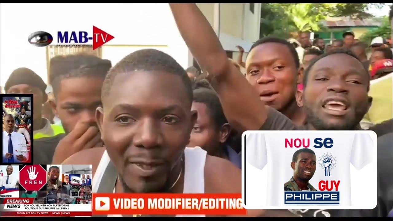 7nov BON NOUVEL AYSYEN YO DEPOTE YO REJWEEN GUY PHILIPPE NAN REVOLISYON/BATAY CHANJE FATZ - YouTube