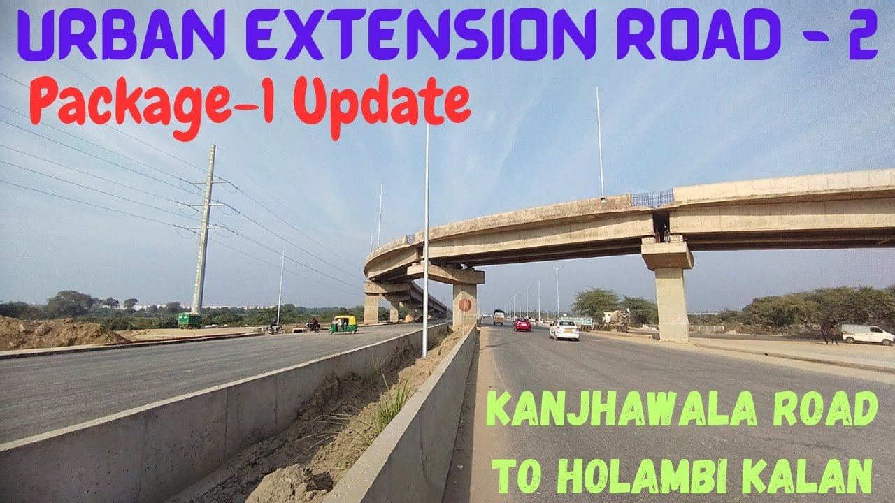 UER-2 Kanjhawala Road to Holambi Kalan | 10 Kms Drive View | UER-2 ...