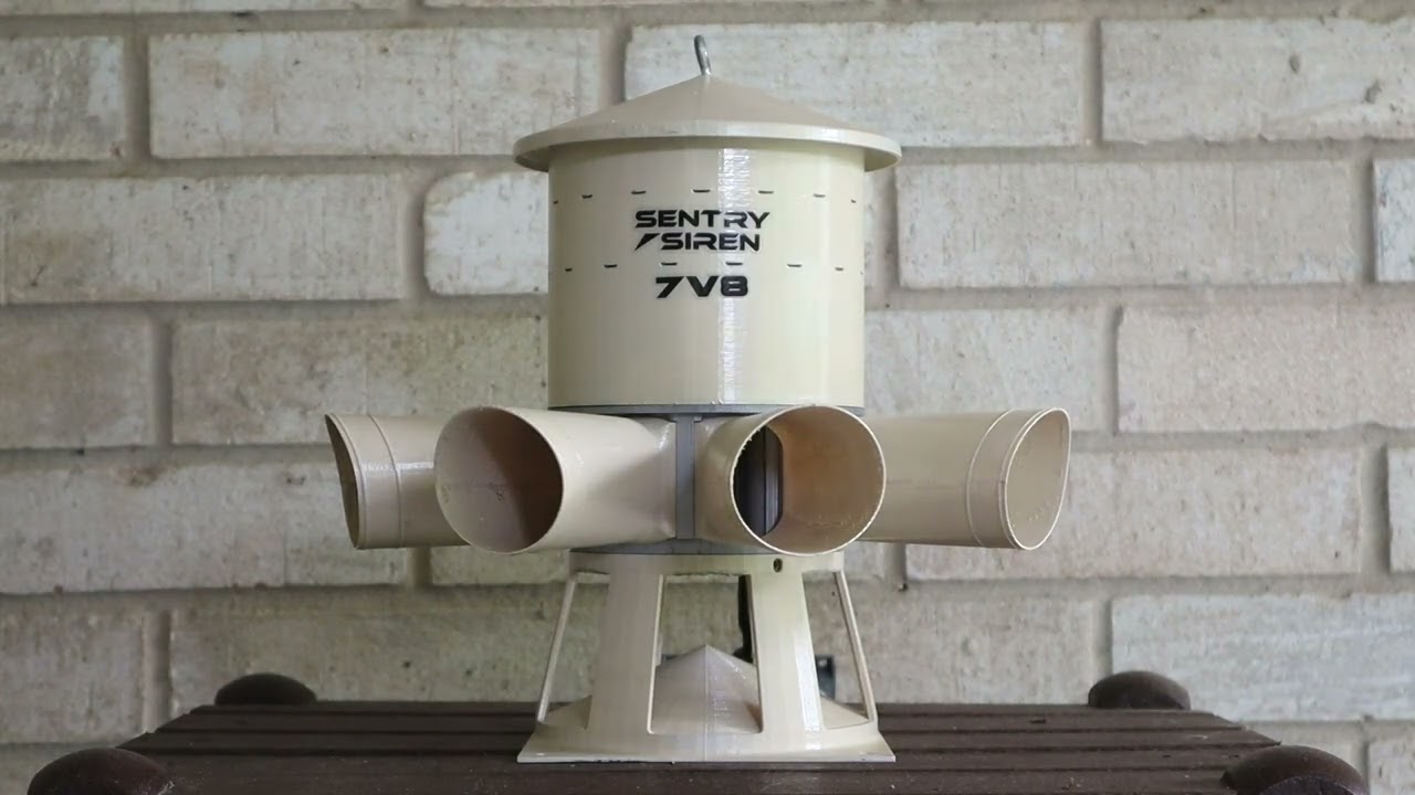 Mini Sentry 7V8 Siren Test + Ambience - YouTube