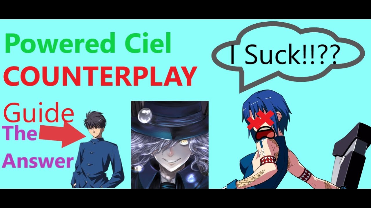 Powered Ciel Counterplay Melty Blood Type Lumina - YouTube
