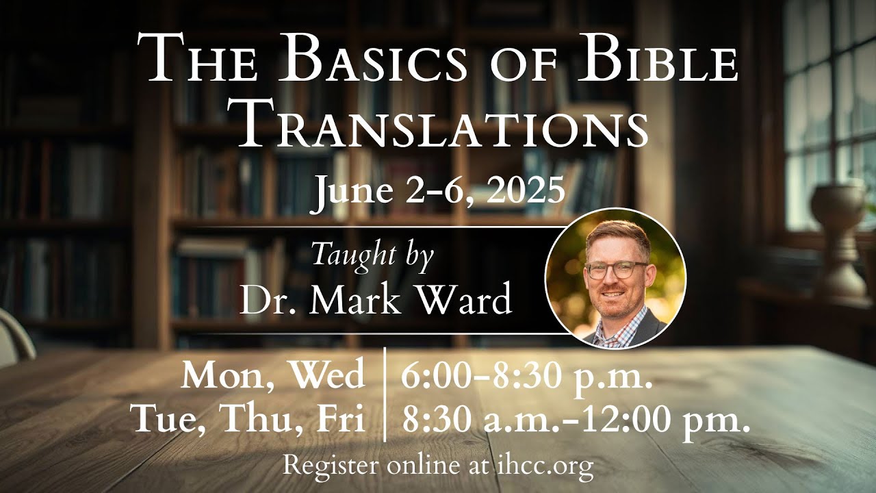 The Basics of Bible Translations - Dr. Mark Ward - YouTube