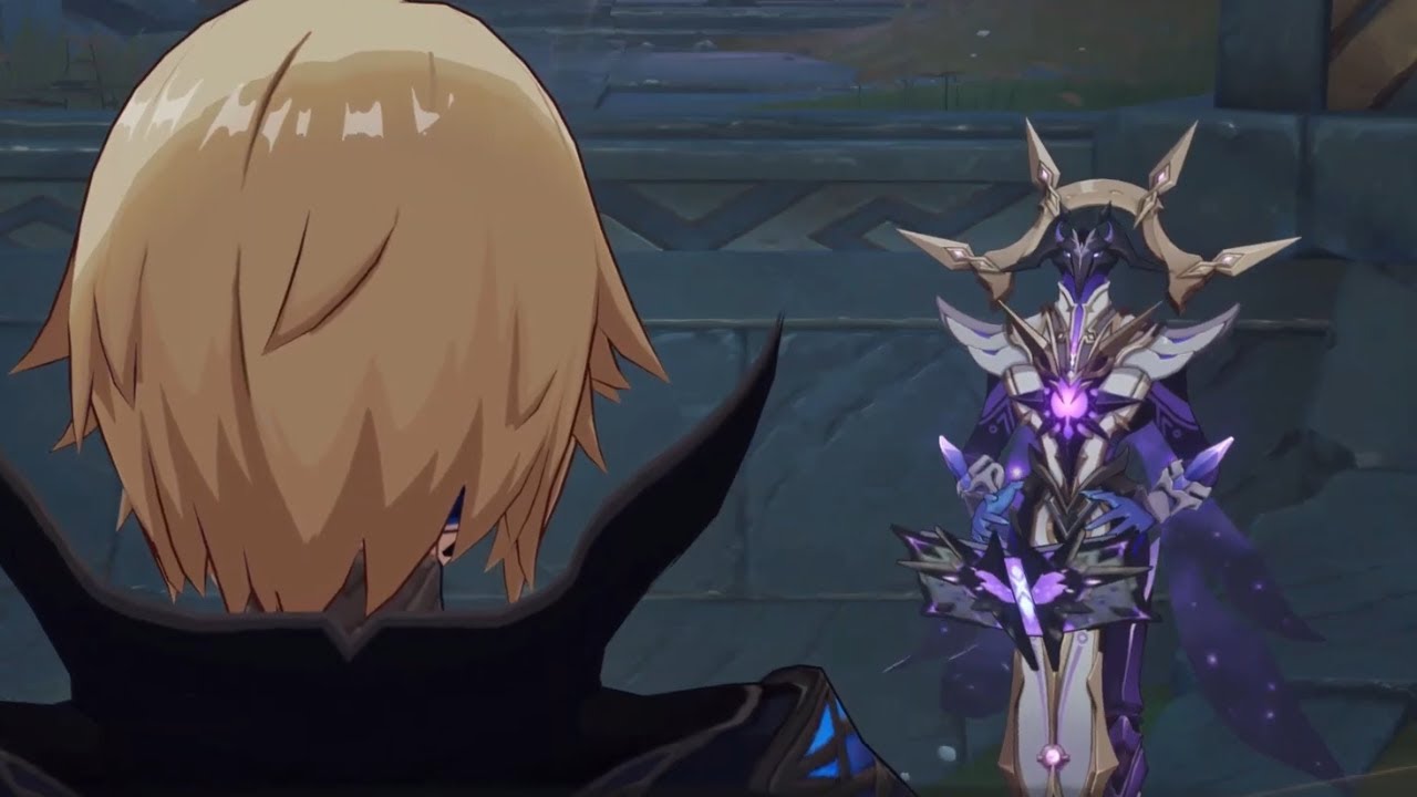 The Abyss Herald And Lector Confront Dainsleif In The Chasm Genshin 6117