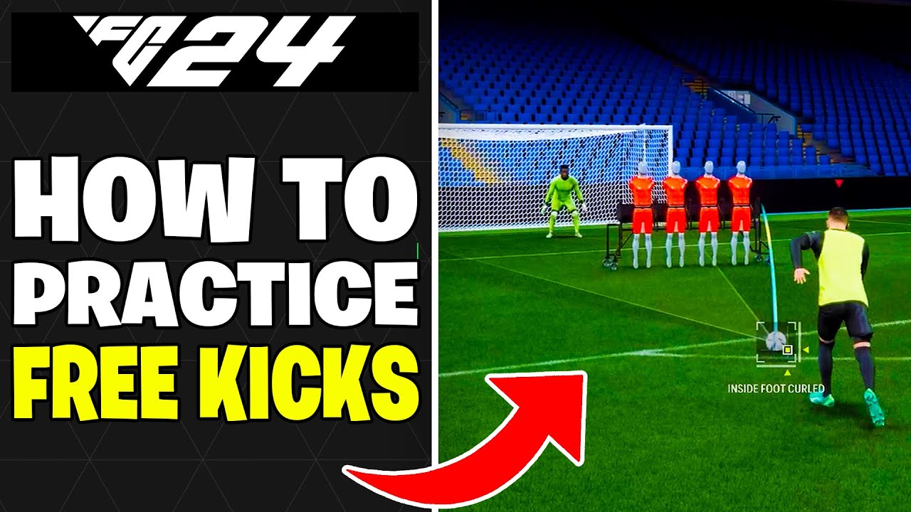 How to Practice Free Kicks in EA FC 24 - YouTube