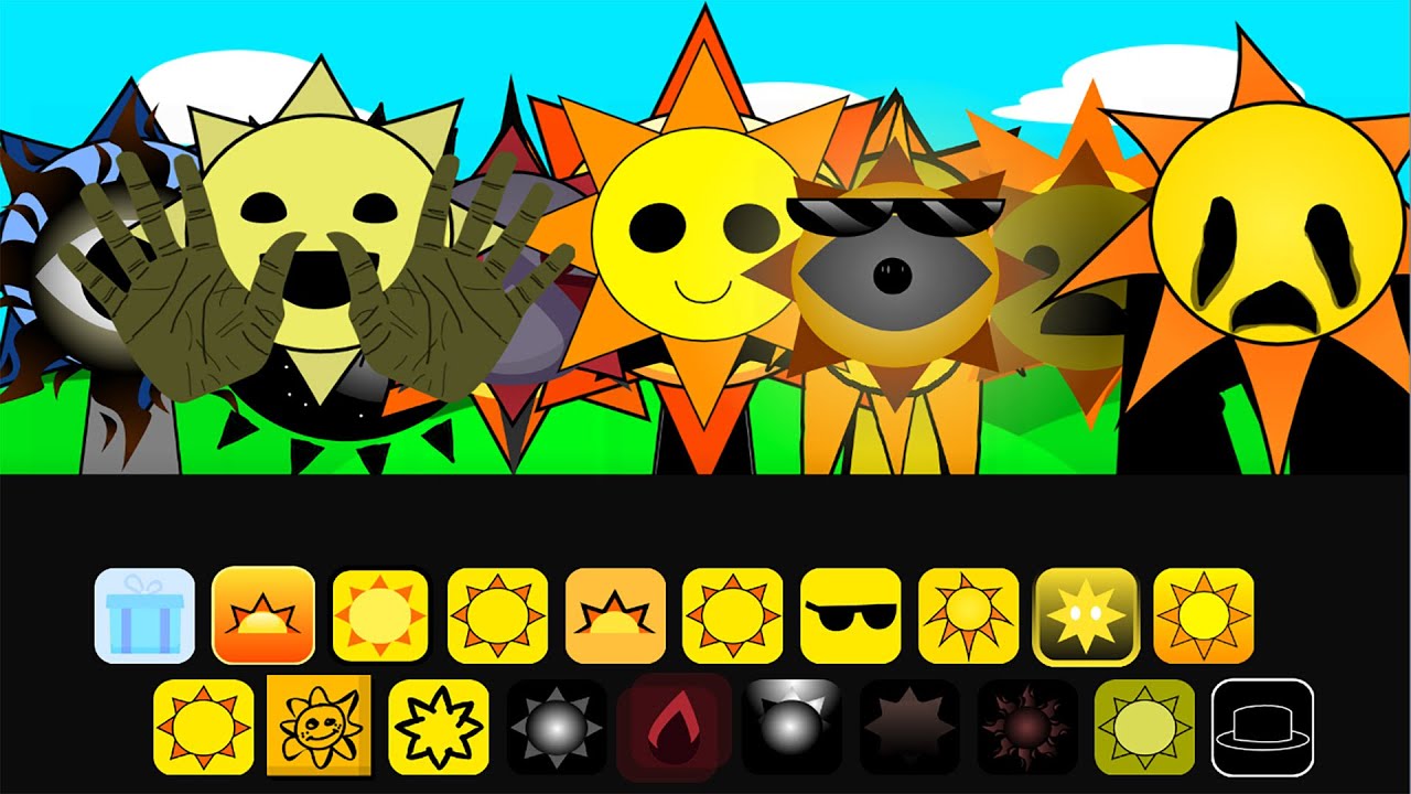 Incredibox - Sprunki But All Mr Sun (Pyramixed, Retake, Sprunked ...