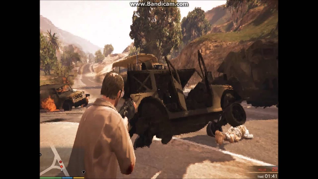 GTA V Gameplay -- #PART27 - Trevor Rampage with Military - YouTube