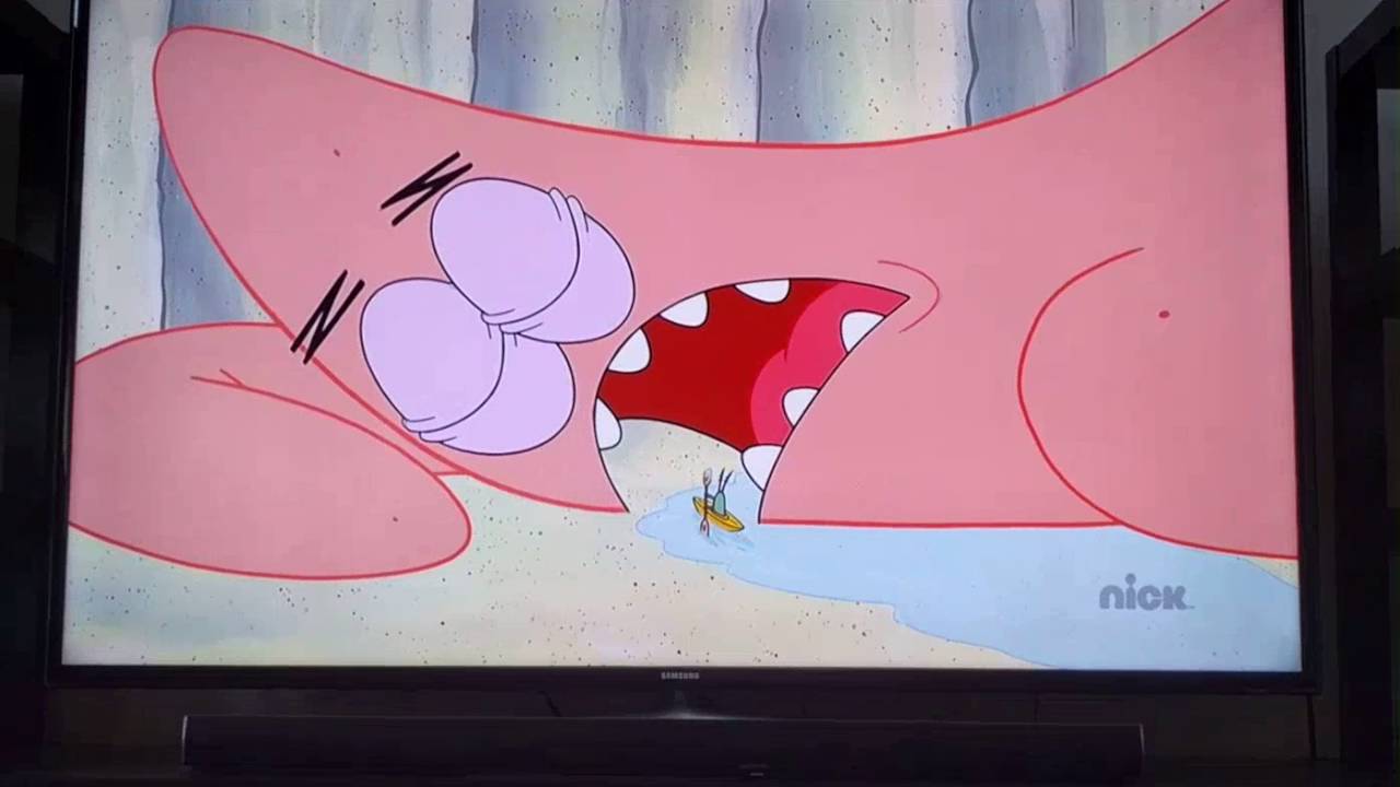 Plankton Fight Patricks Tongue Youtube