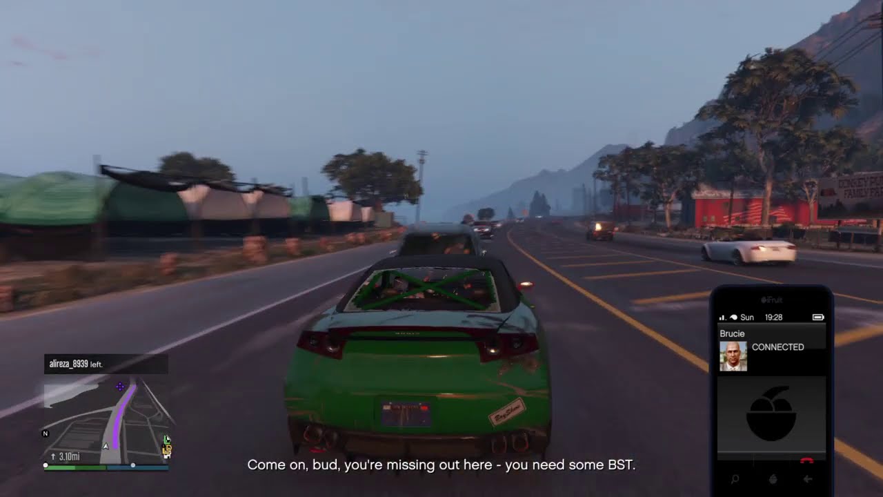 Grand Theft Auto 5 phone call from Brucie - YouTube