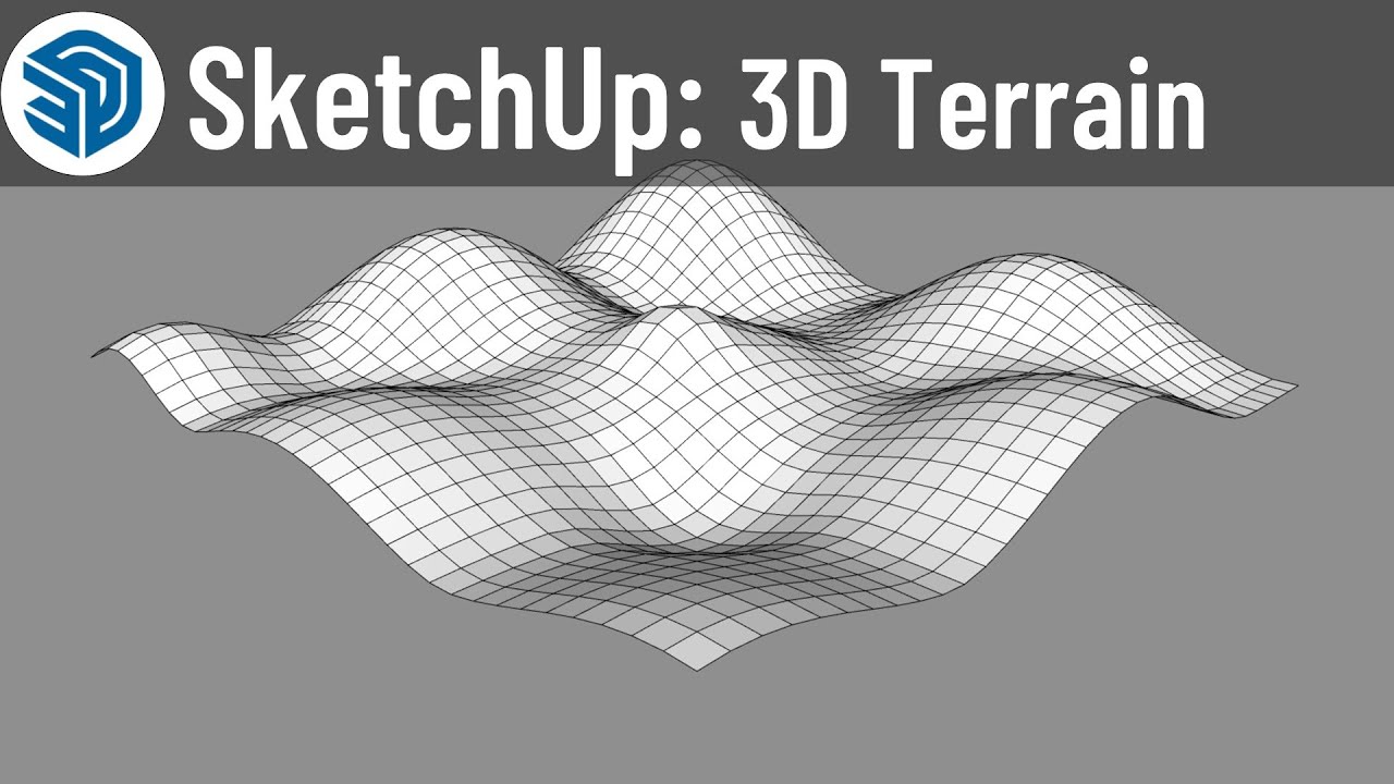 SketchUp Terrain And Landscape Making - YouTube