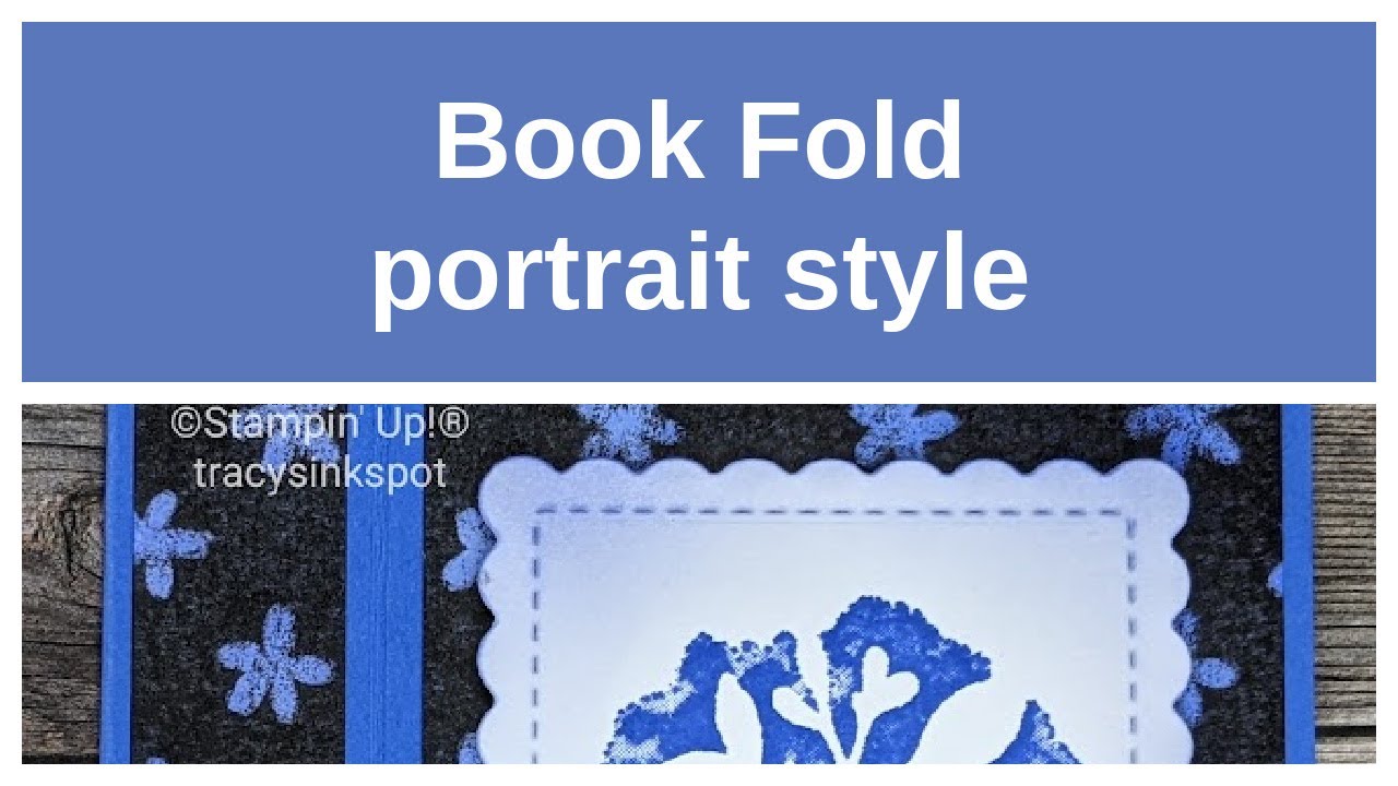Book fold - portrait style - YouTube