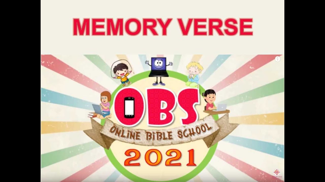 OBS 2021 | CHILDREN MEMORY VERSE | VBS - YouTube
