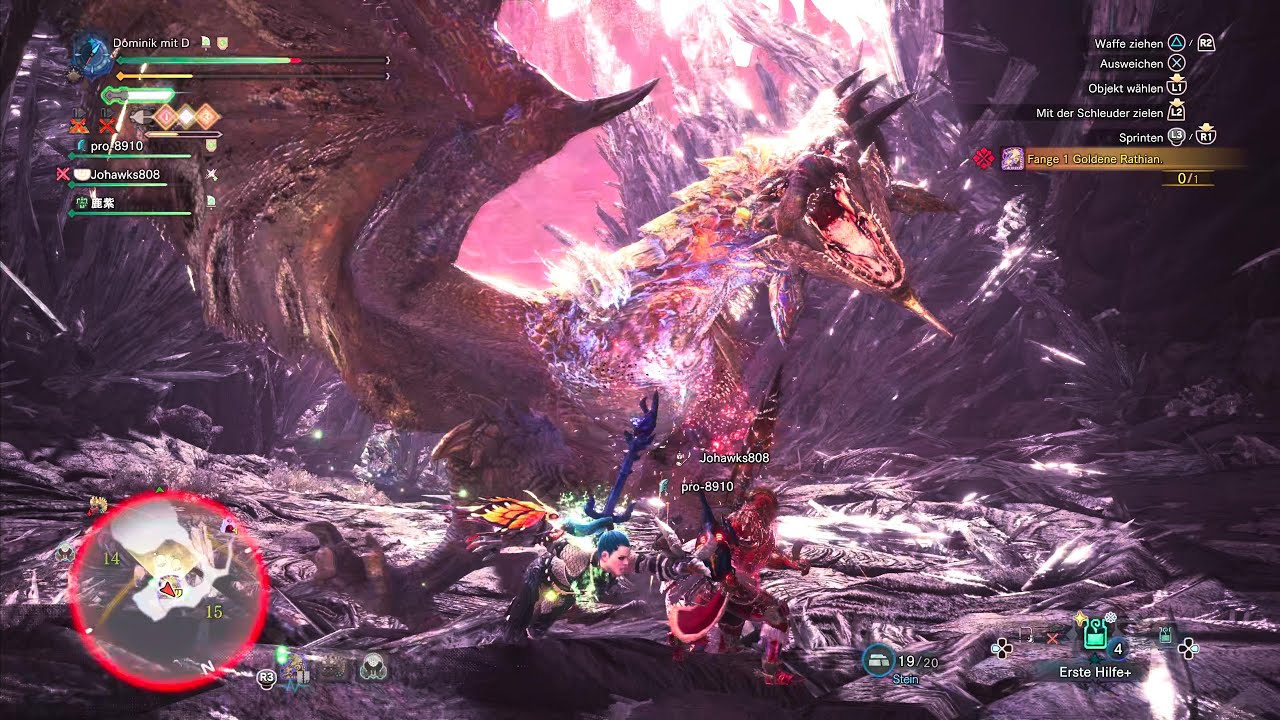 MHW | Tempered Golden Rathian - YouTube