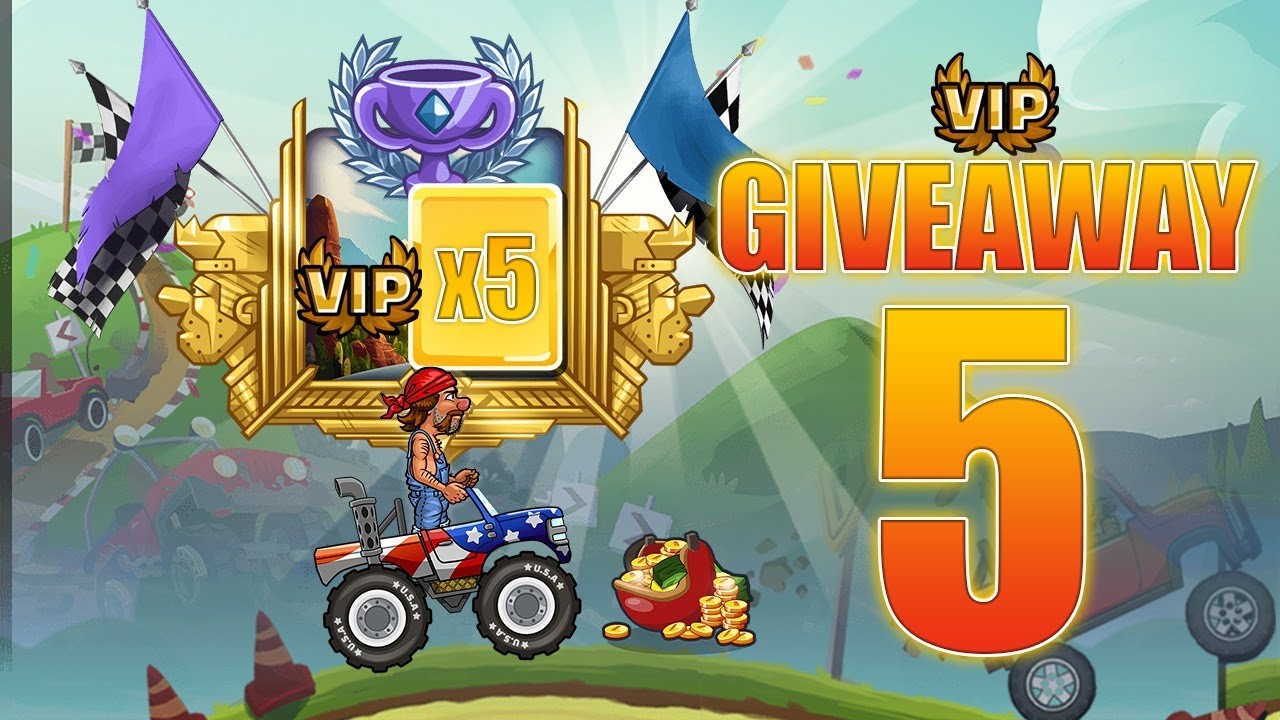 Hill Climb Racing 2 VIP Giveaway 5 - YouTube