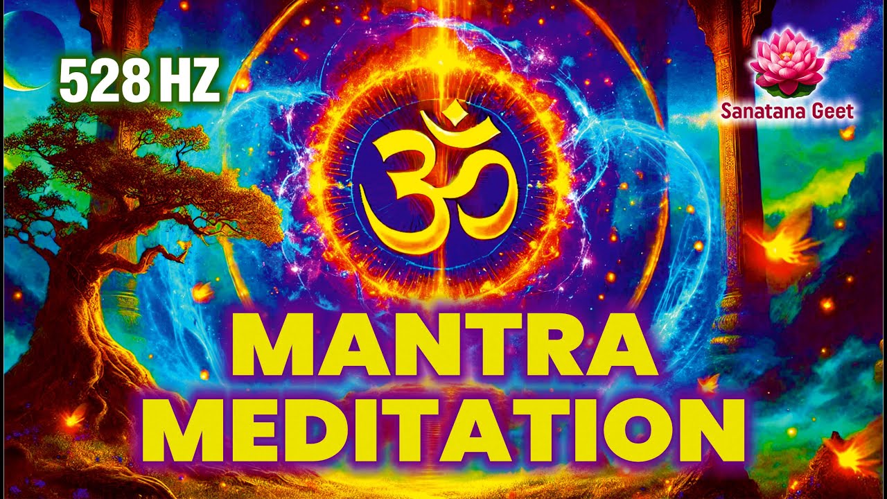 Om Chanting 108 Times | Miracle Tone 528 Hz | Deep Healing & Meditation ...