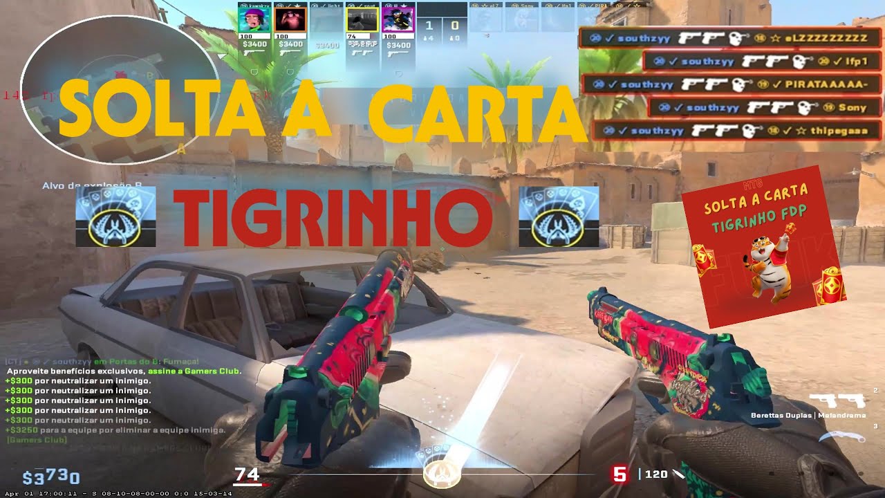 SOLTA A CARTA KRL TIGRINHO FDP 🐯 - Counter Strike 2 - YouTube