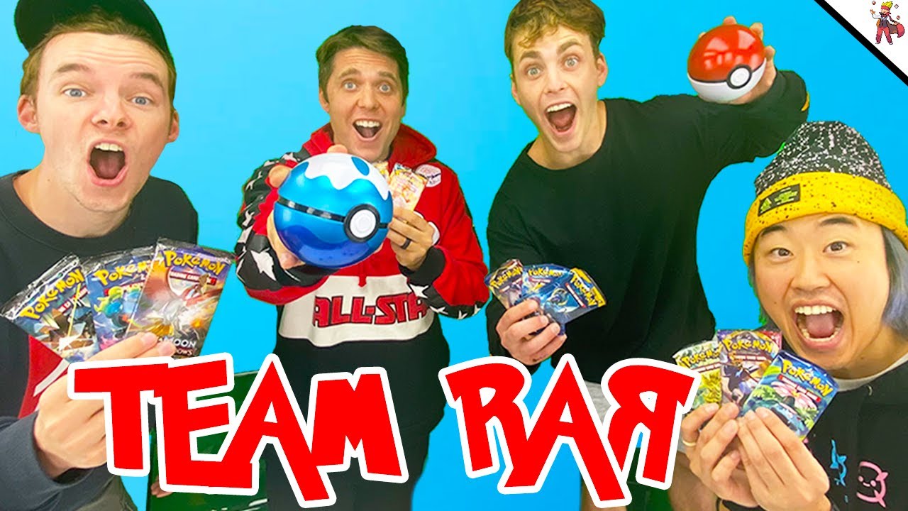 POKEMON CARDS PACK BATTLE vs FAMOUS YOUTUBERS! *Stove's Kitchen, Ryan ...