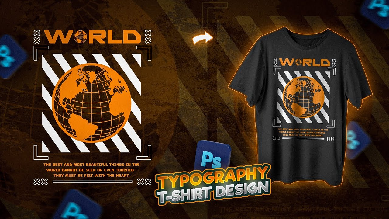 Mastering Typography Streetwear T-Shirt Design in Photoshop || Easy ...