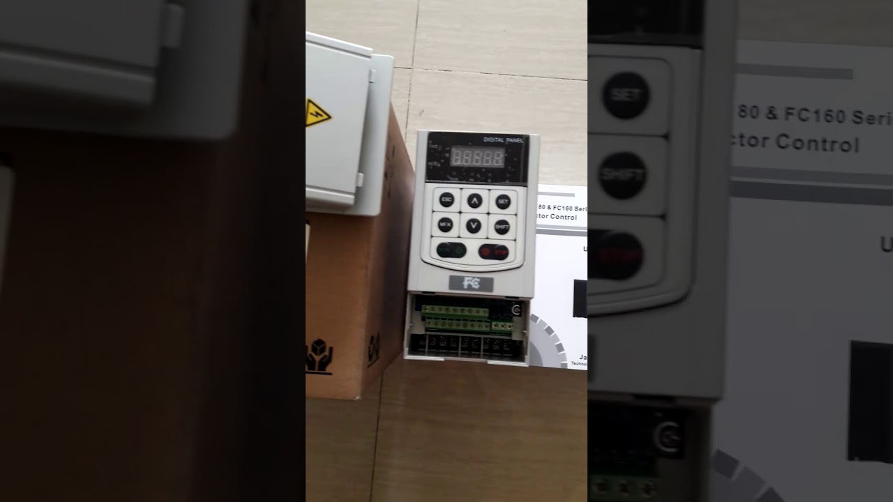 inverter VFD Model :FC160-2S/T-1.5G Input :AC 1PH 220V 50/60HZ 14A ...