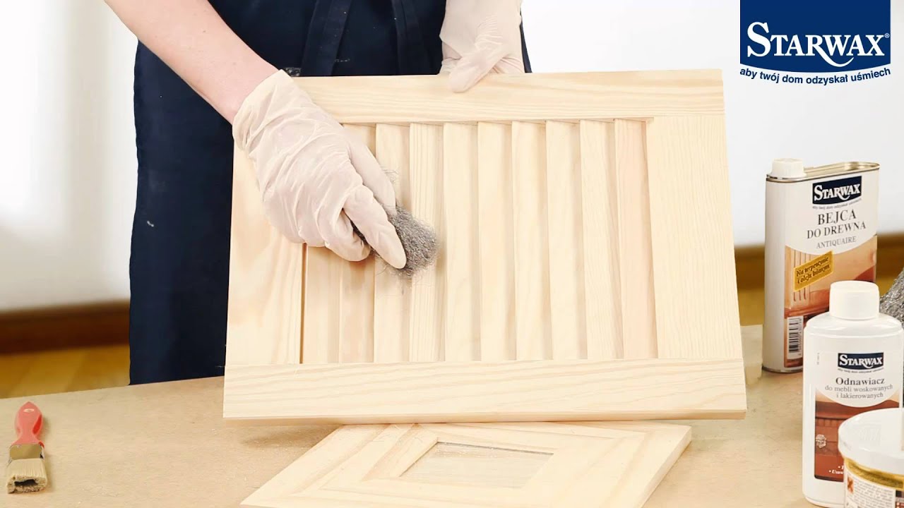 Bejca do drewna STARWAX - YouTube