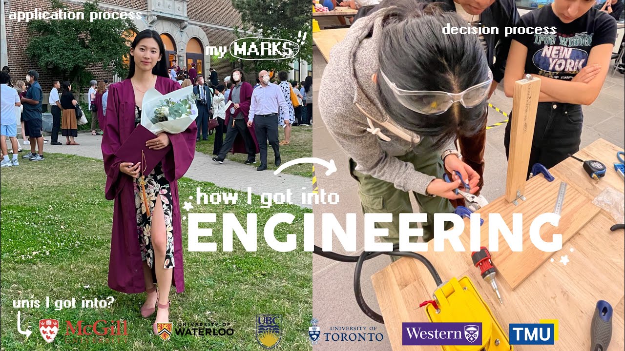 HOW I GOT INTO ENGINEERING ☆ my marks, application process, unis I got into - YouTube