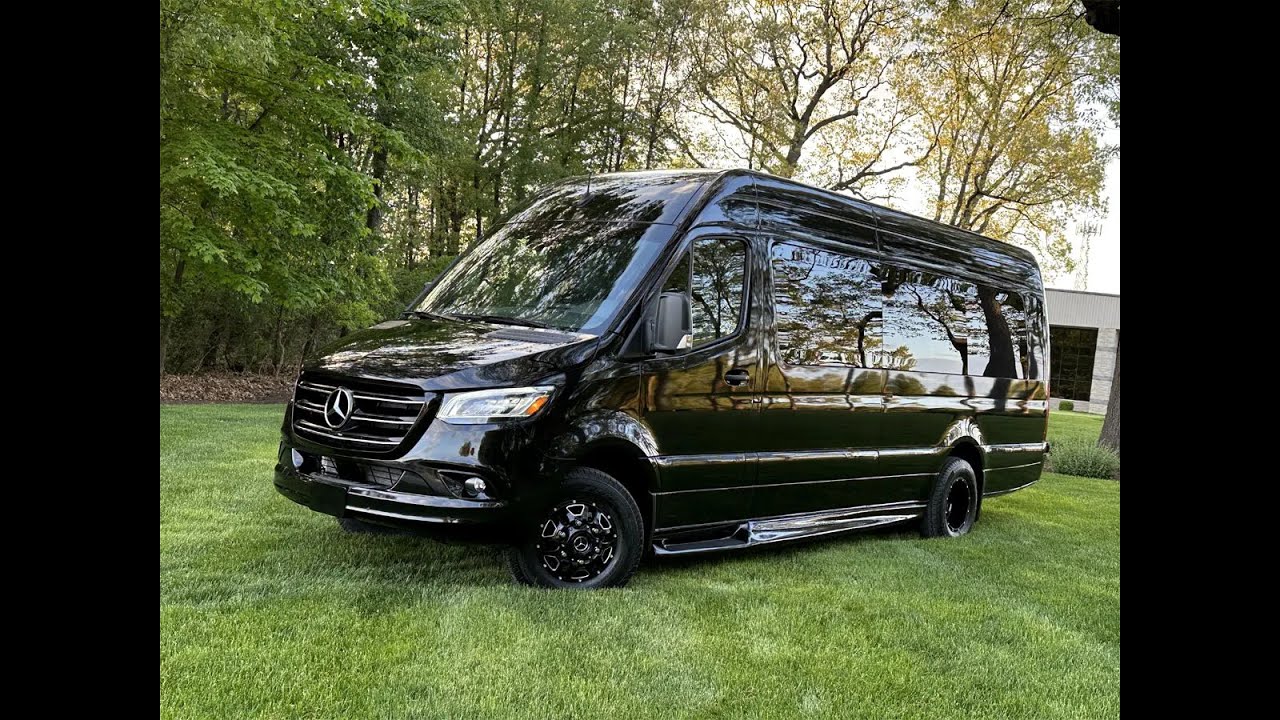 Auto Elite Luxury Shuttle Van: 15 Passenger Coach Ample Legroom - YouTube