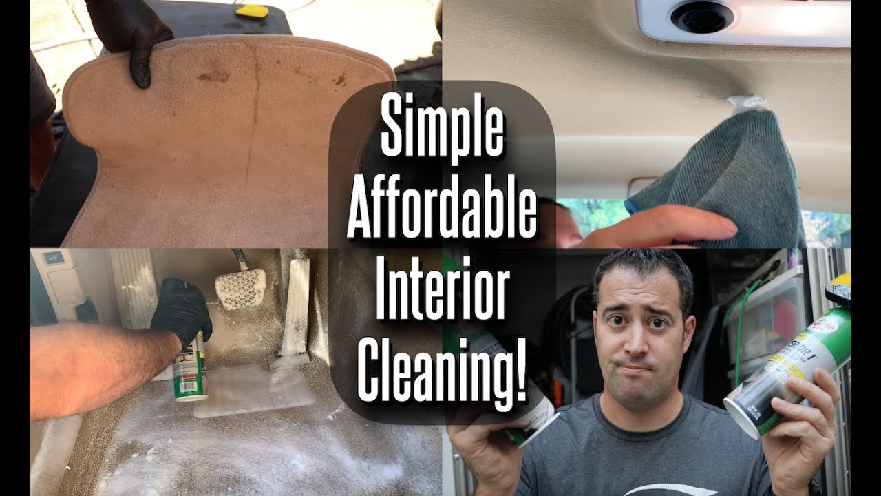Super Simple and Affordable Way To Clean Your Vehicle's Interior! - YouTube