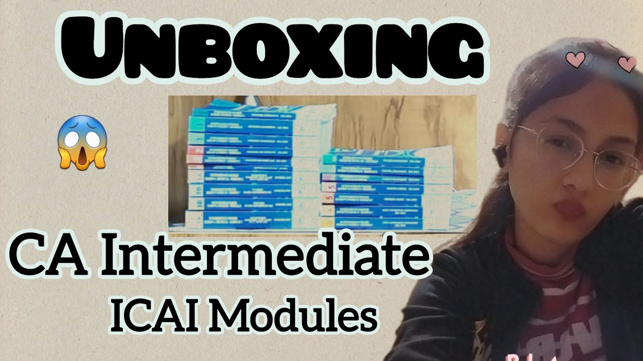 Unboxing CA Intermediate ICAI Modules 😱 How To Order Icai Modules! # ...