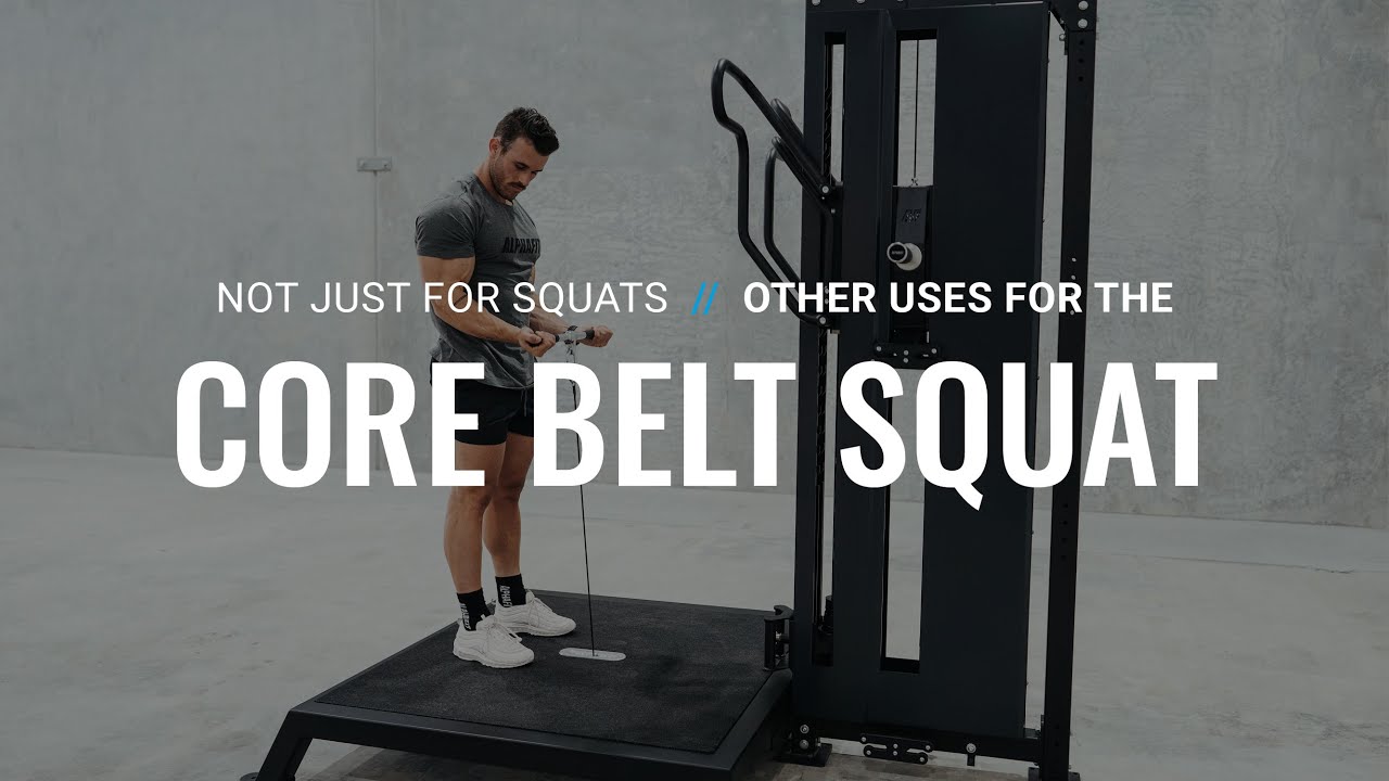 Not just for squats | AlphaFit Core Cable Belt Squat - YouTube