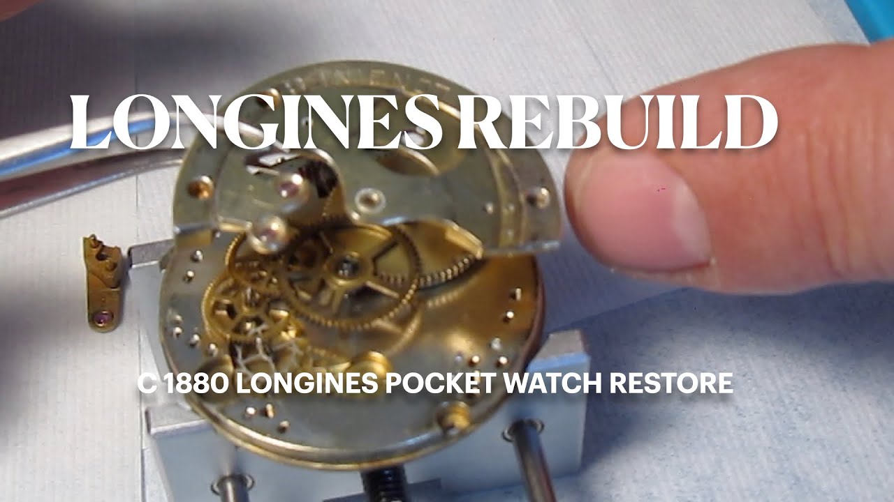 C. 1880 LONGINES POCKET WATCH TAKE APART/CLEAN/ AND BEGIN RE-ASSEMBLE ...