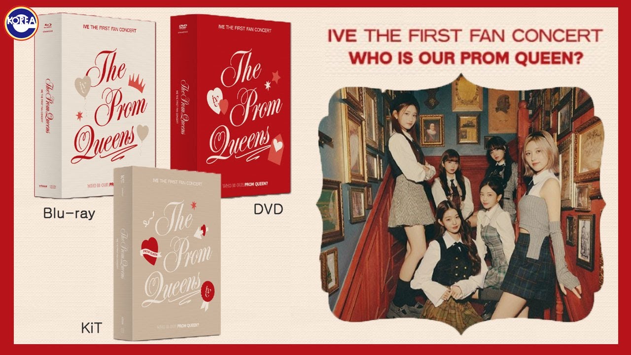 Unboxing IVE THE FIRST FAN CONCERT ‘The Prom Queens’ DVD / KiT VIDEO ...