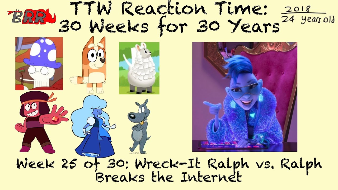 TTW Reaction Time: 30 Weeks for 30 Years: Wreck-It Ralph vs. Ralph ...