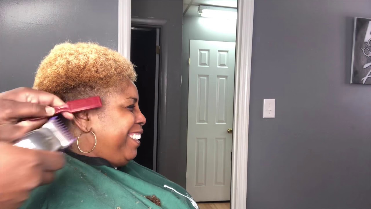 How to: Female Tapered Haircut and Style - YouTube
