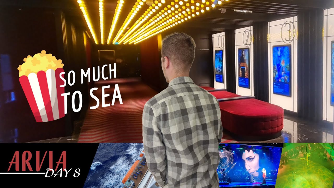 VISITING A CINEMA AT SEA - P&O Arvia Caribbean Transatlantic Cruise Day ...