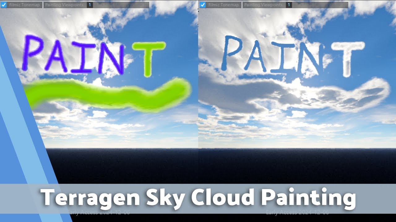 Painting Clouds in Terragen Sky, First Look at Sky Paint - YouTube
