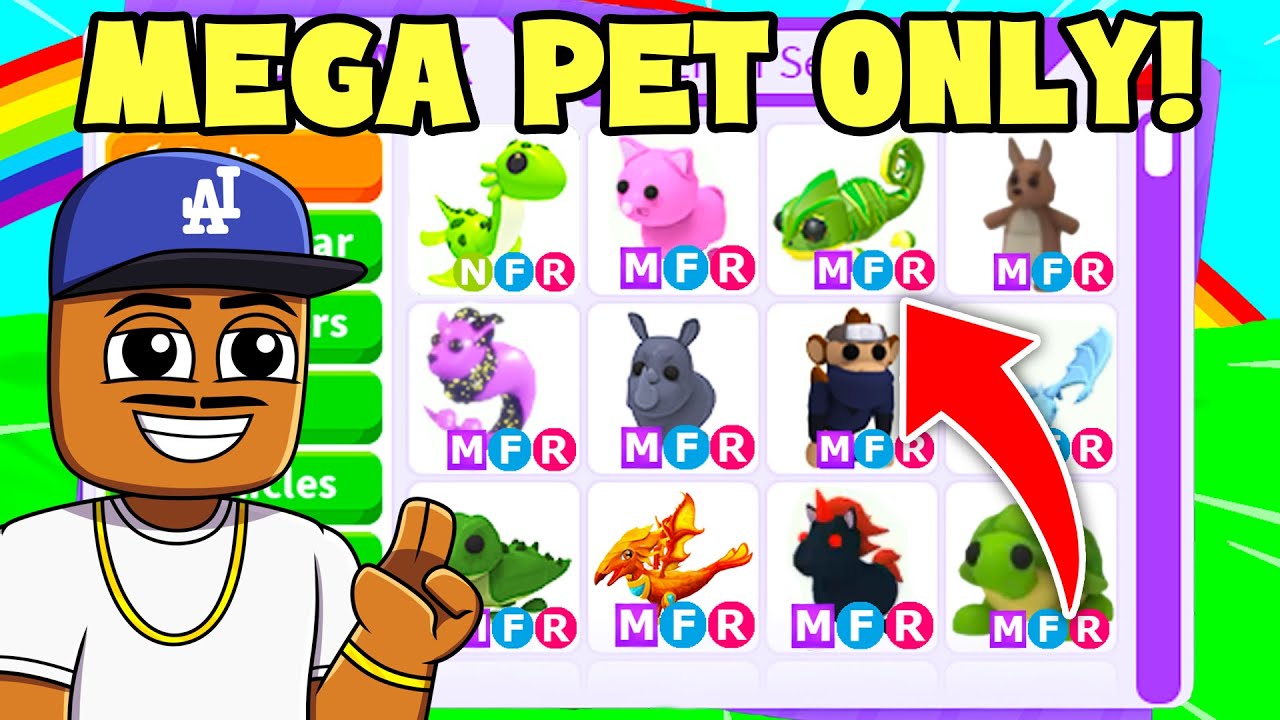 Trading all my MEGA PETS (Adopt me) - YouTube