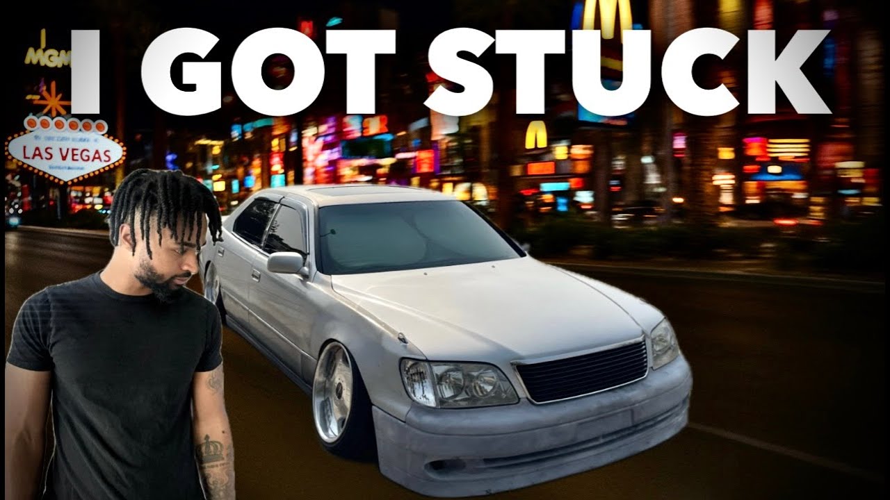 STATIC LEXUS LS400 STUCK ON LAS VEGAS STRIP! - YouTube