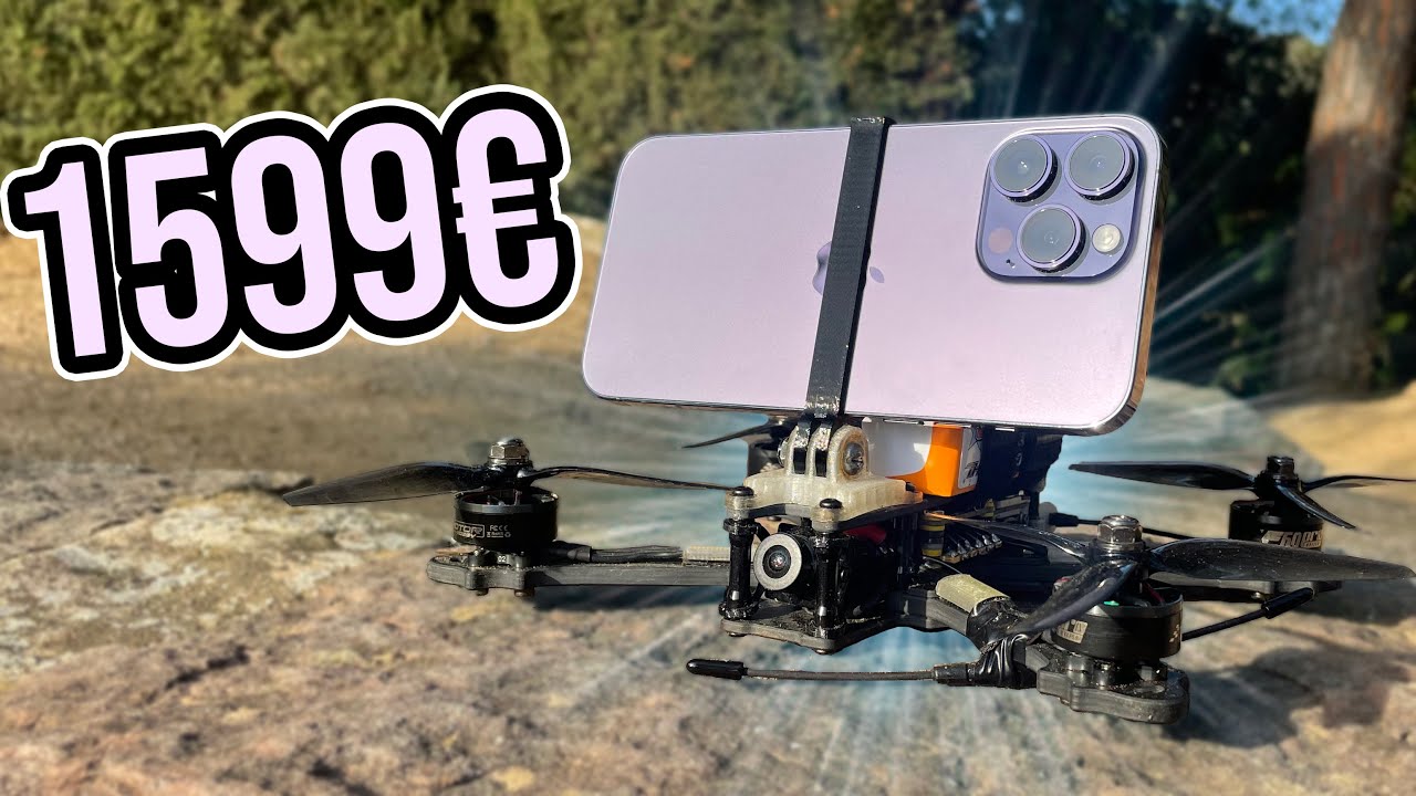 iPhone 14 PRO MAX + Drone FPV😨 ¿Sobrevivirá?🔞 - YouTube