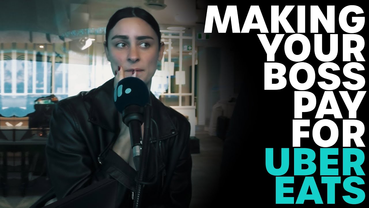Making Boss Pay For Uber Eats | B105 - YouTube