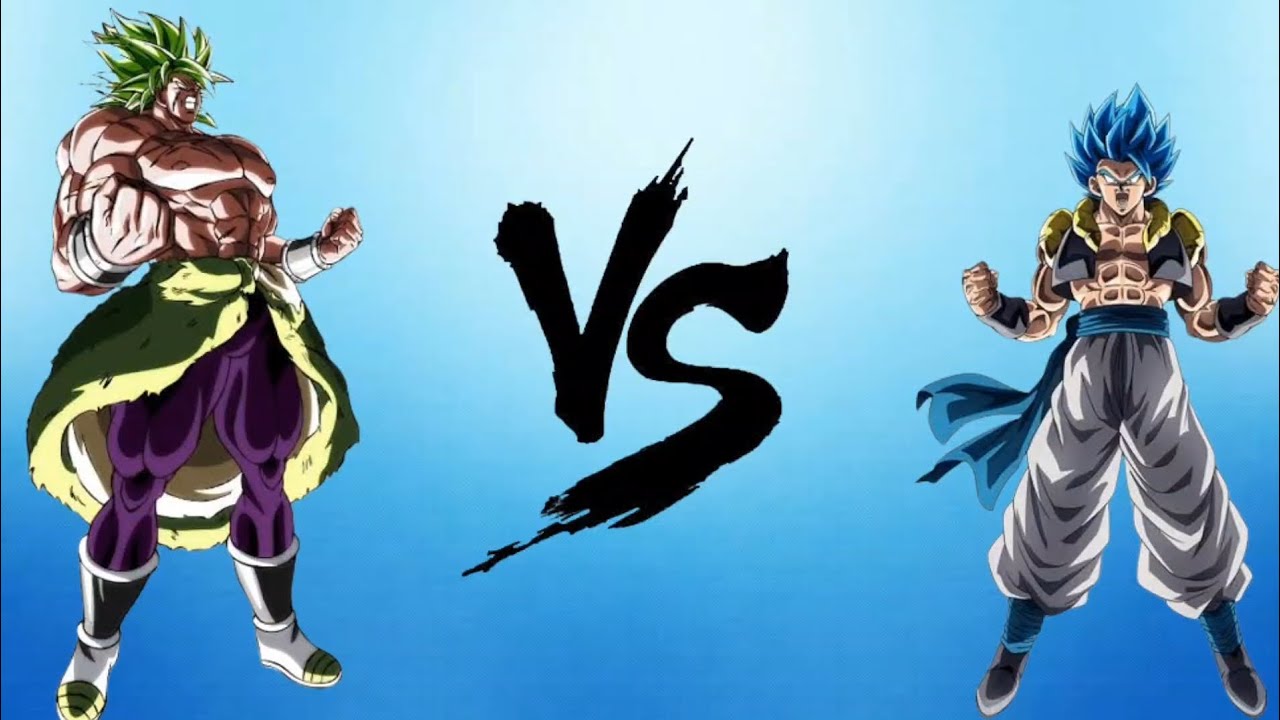 Gogeta vs Broly Fight in Dragons Ball Super - YouTube