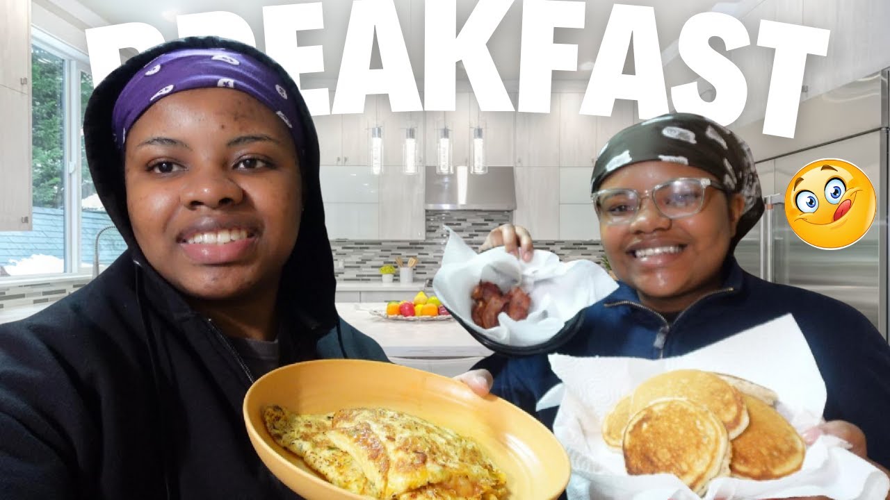 COOKING BREAKFAST FOR AN ENTIRE FAMILY OF 12 *NOT ENOUGH FOOD* - YouTube