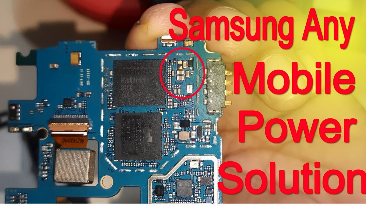 Samsung any mobile power solution||mobile servicing||J320F Power ...