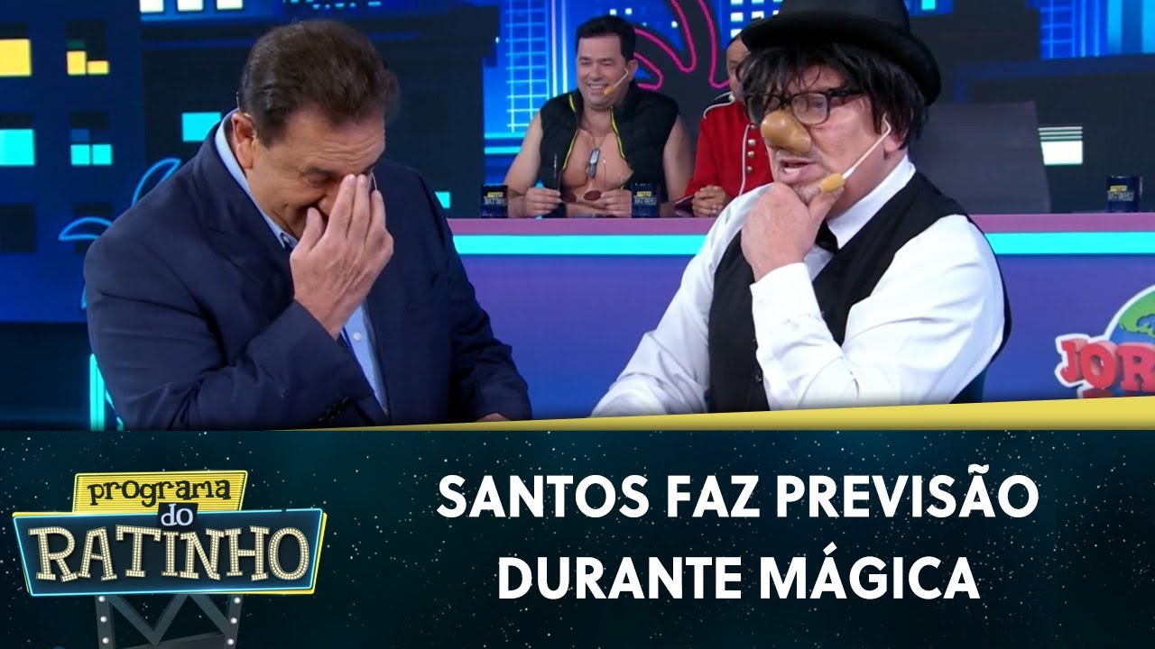 Santos faz previsão durante mágica | Programa do Ratinho (14/09/23 ...