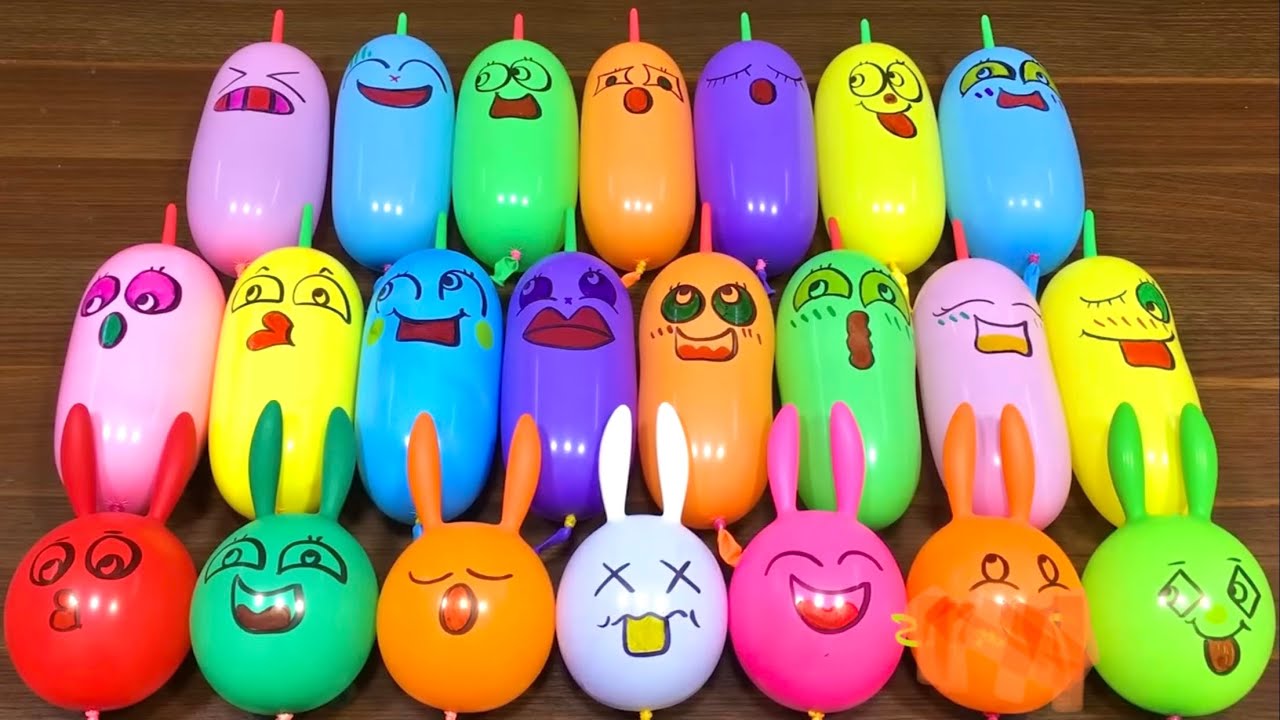 Making DISGUSTING SLIME with FUNNY BALLOONS ?!! Satisfying Slime Taylor ...