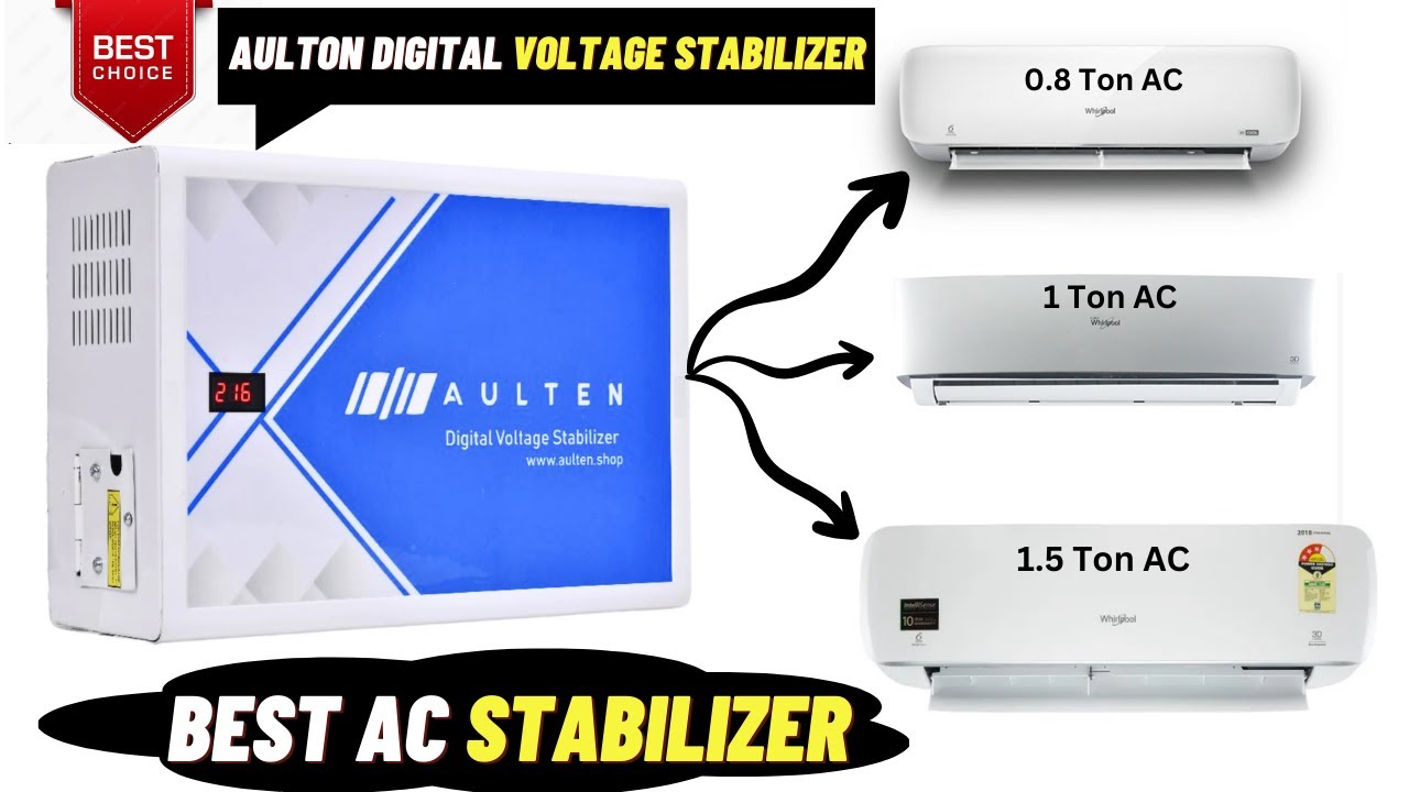 Best Voltage Stabilizer for AC in 2025 | Digital Voltage Stabilizer for Home and AC Use | Aulten ...