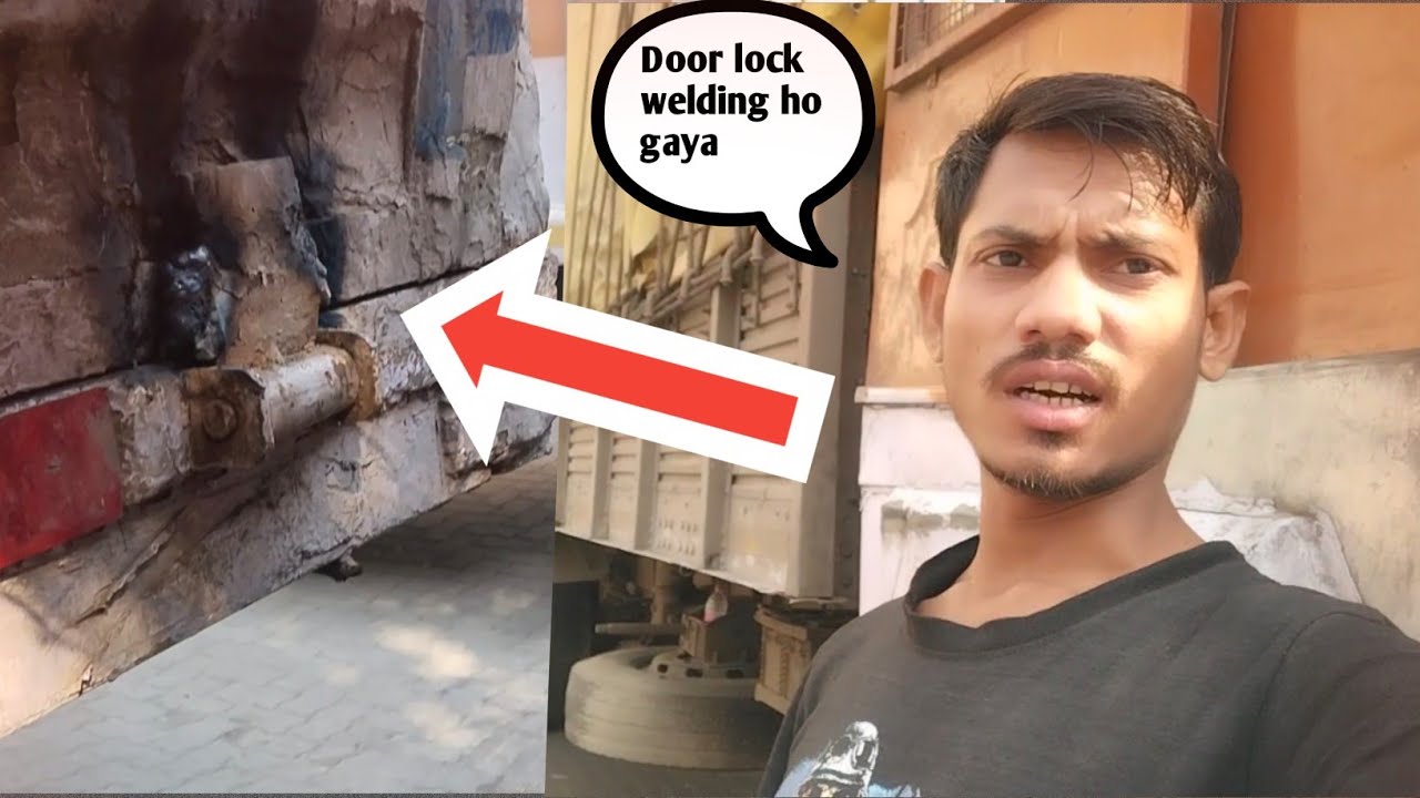 Door lock welding karwa Diya l Pradeep traveling l 👍 - YouTube