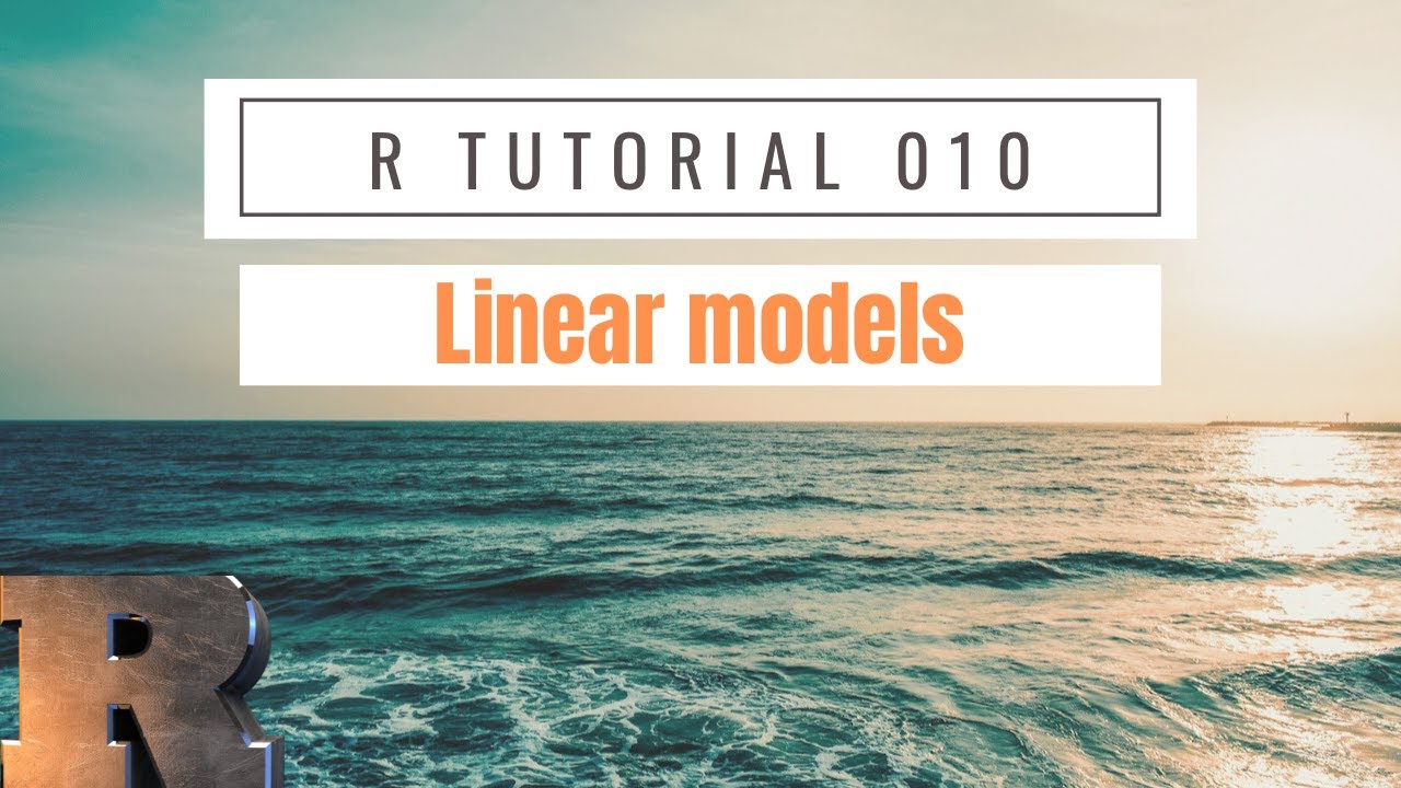 Creating and tidying linear models in R with "broom" | R Tutorial (2020 ...