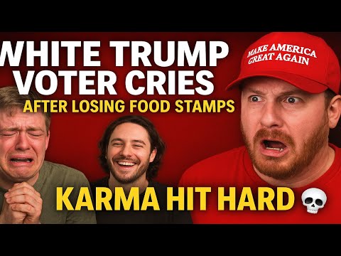 White Trump Voter Cries After Losing Food Stamps | Karma Hit Hard #FAFO