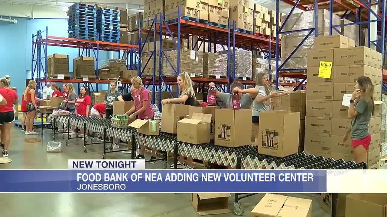 Food Bank of NEA adding new volunteer center - YouTube