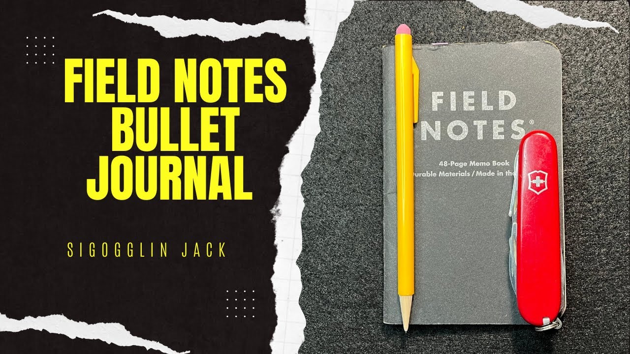 Field Notes Bullet Journal (7) - YouTube